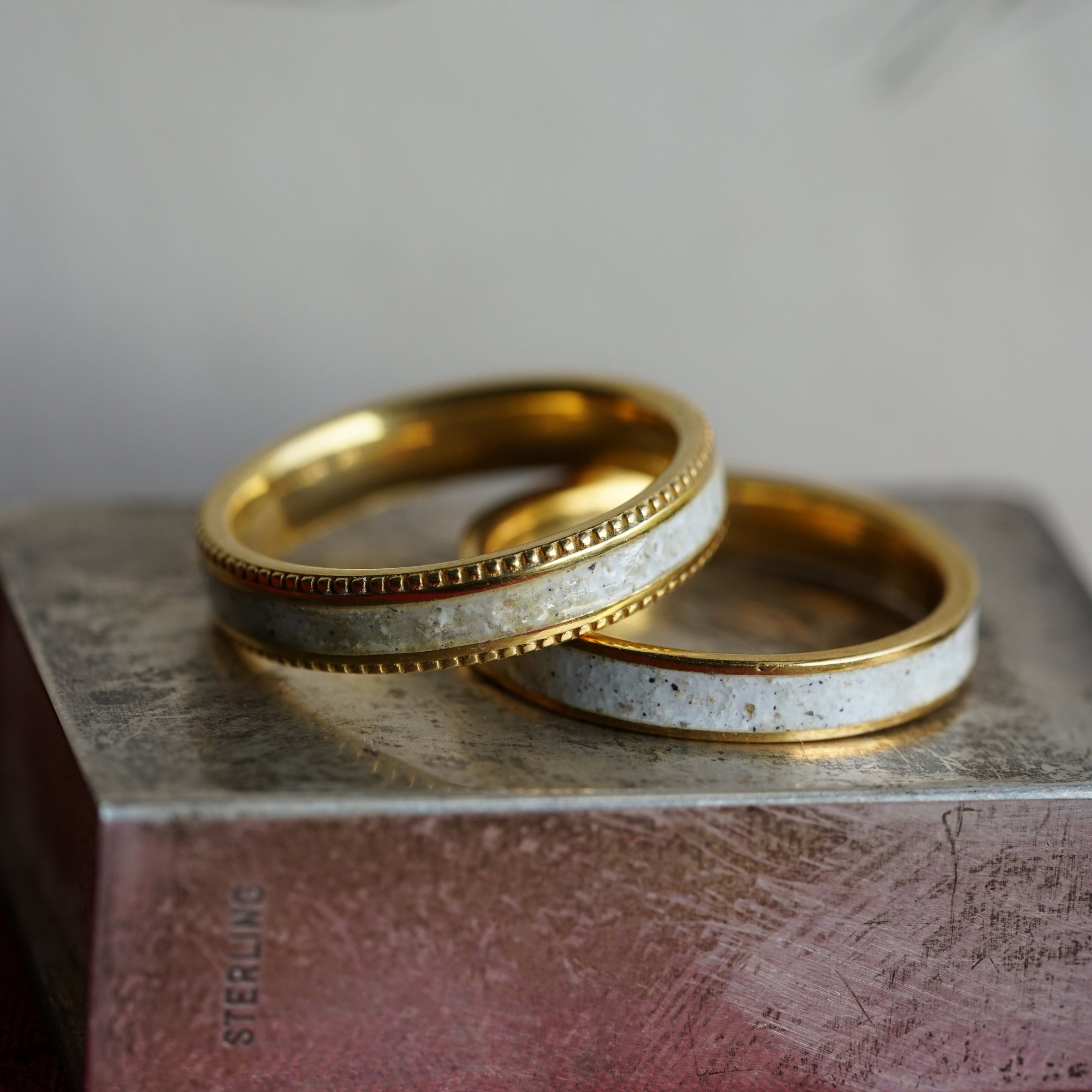 Wide Skeleton Ring - Memento Mori Jewelry | Tempus Metals